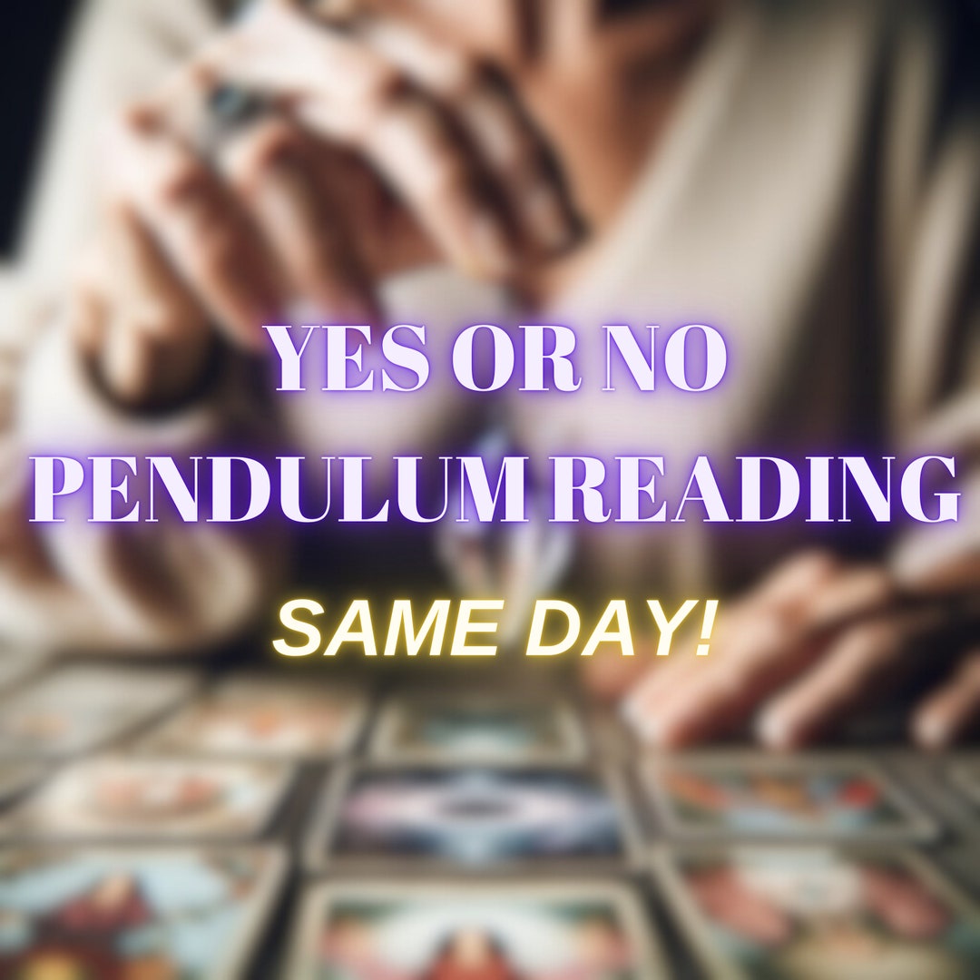 Yes/no Pendulum Reading Same Day - Etsy
