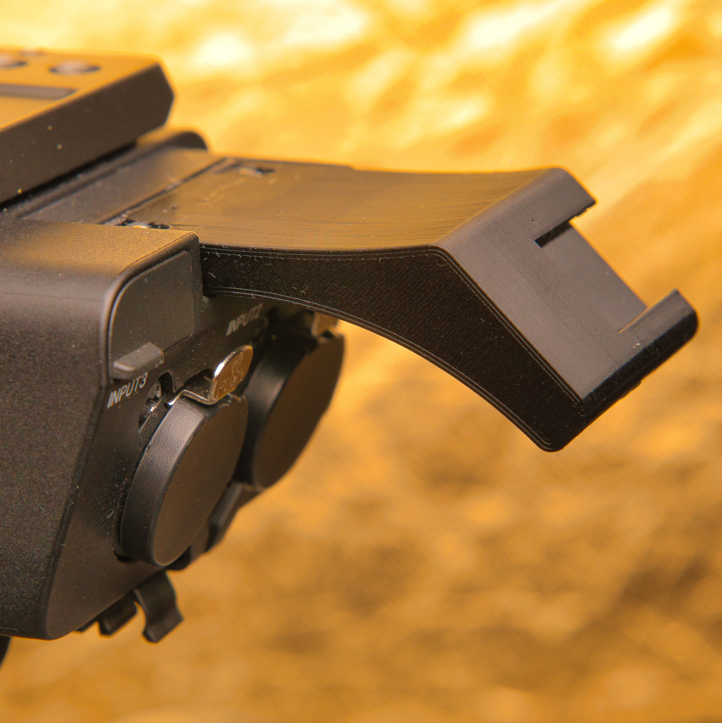 FX3 FX30 Mic-mount to Cold Shoe Adapter 3D Print File | .STEP FILE - Etsy