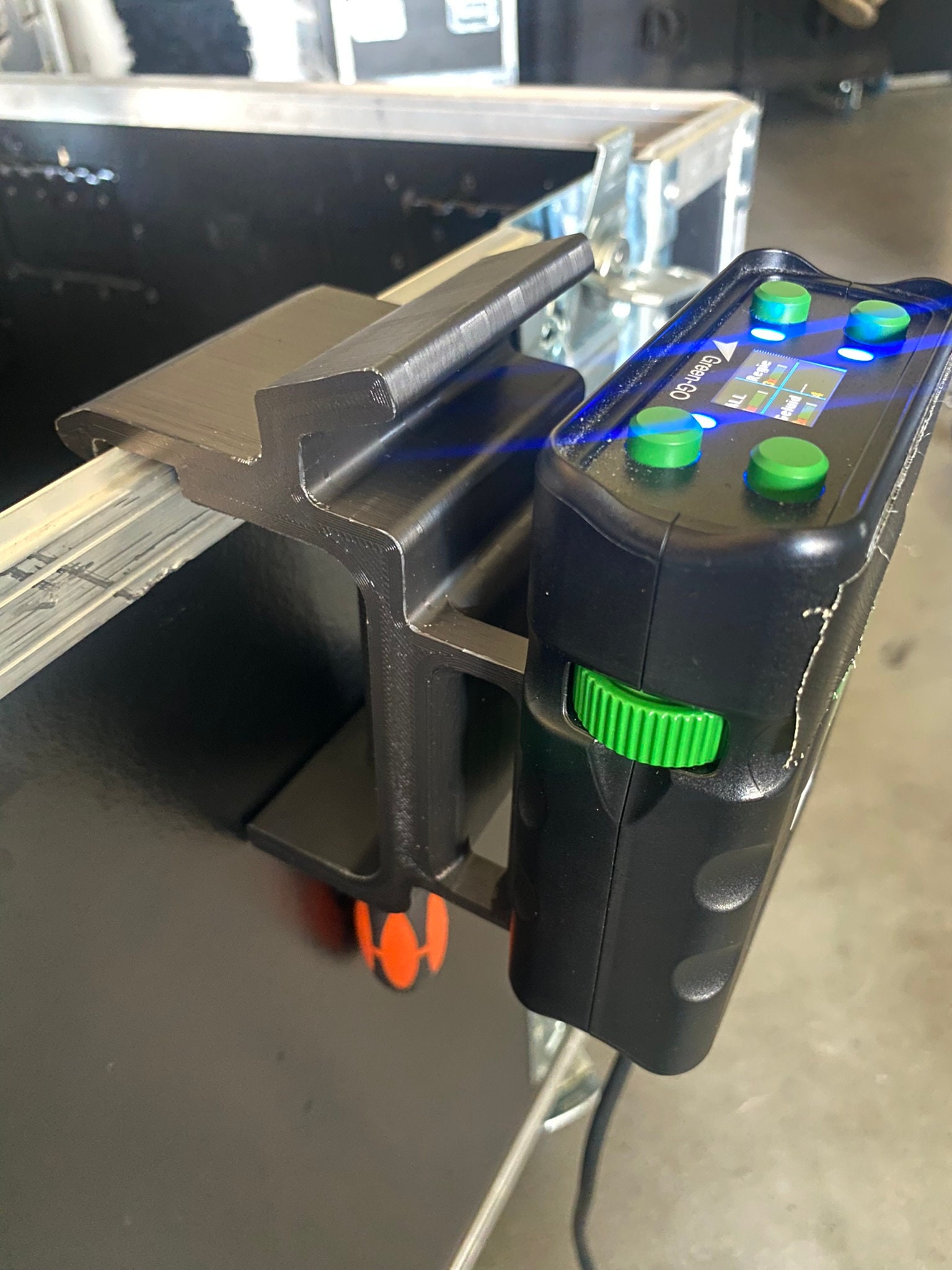 AV Comms Holder and Clamp, for Greengo, Clearcom, Riedel Bolero, RTS ...