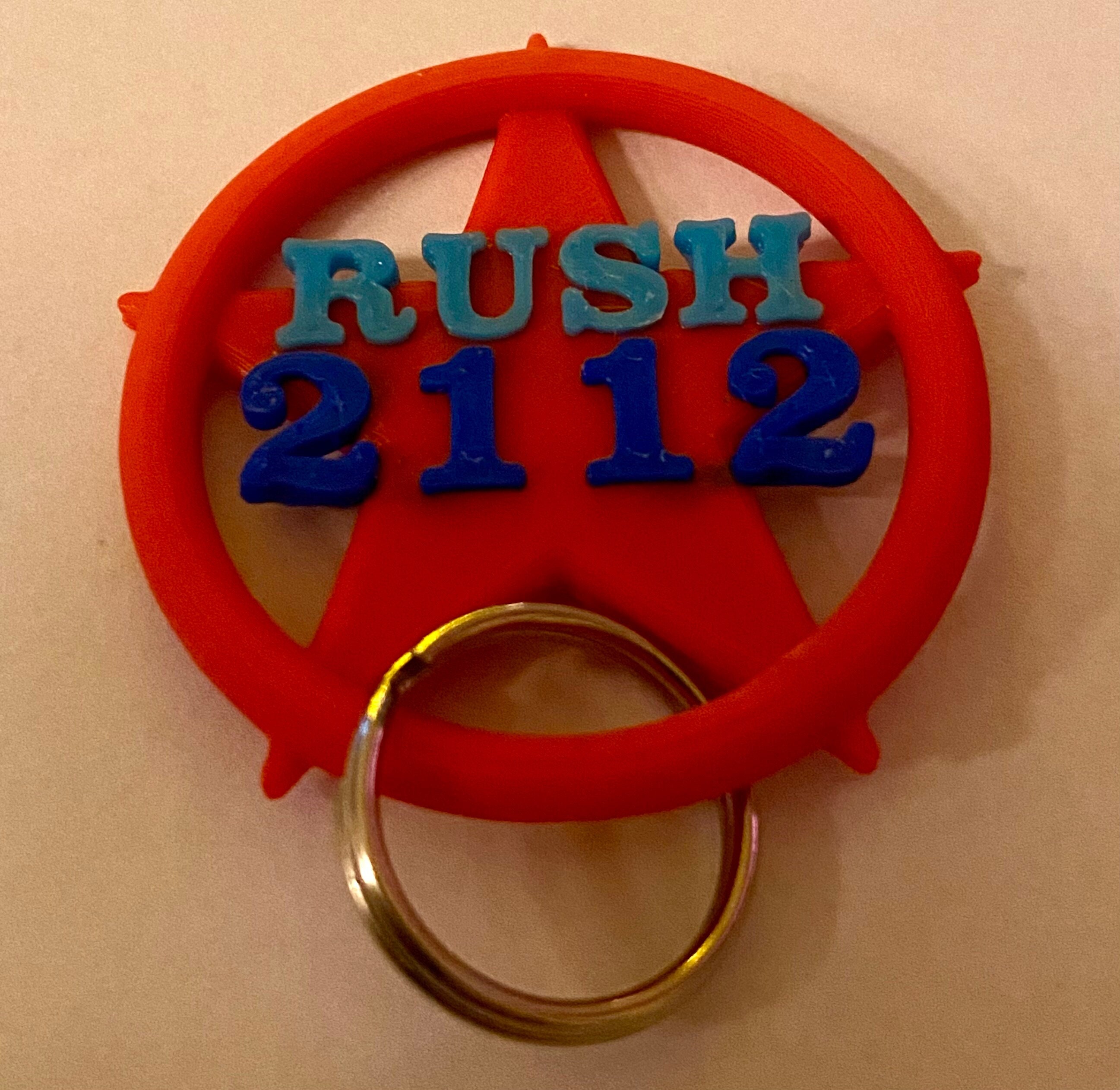 Rush 2112 Keychain - Etsy