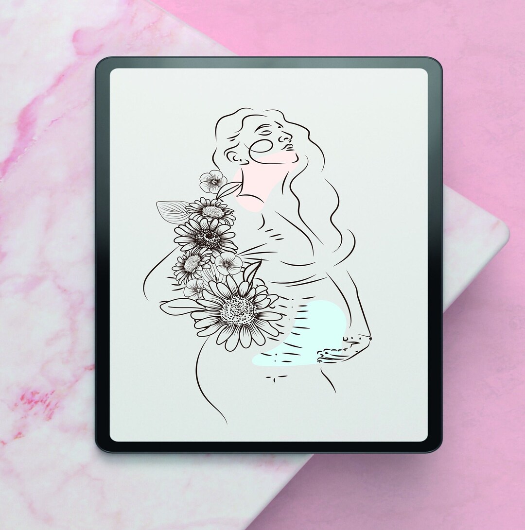 Pregnancy Journal, Digital Sticker Pack, First Time Mom Gift, Pregnancy ...