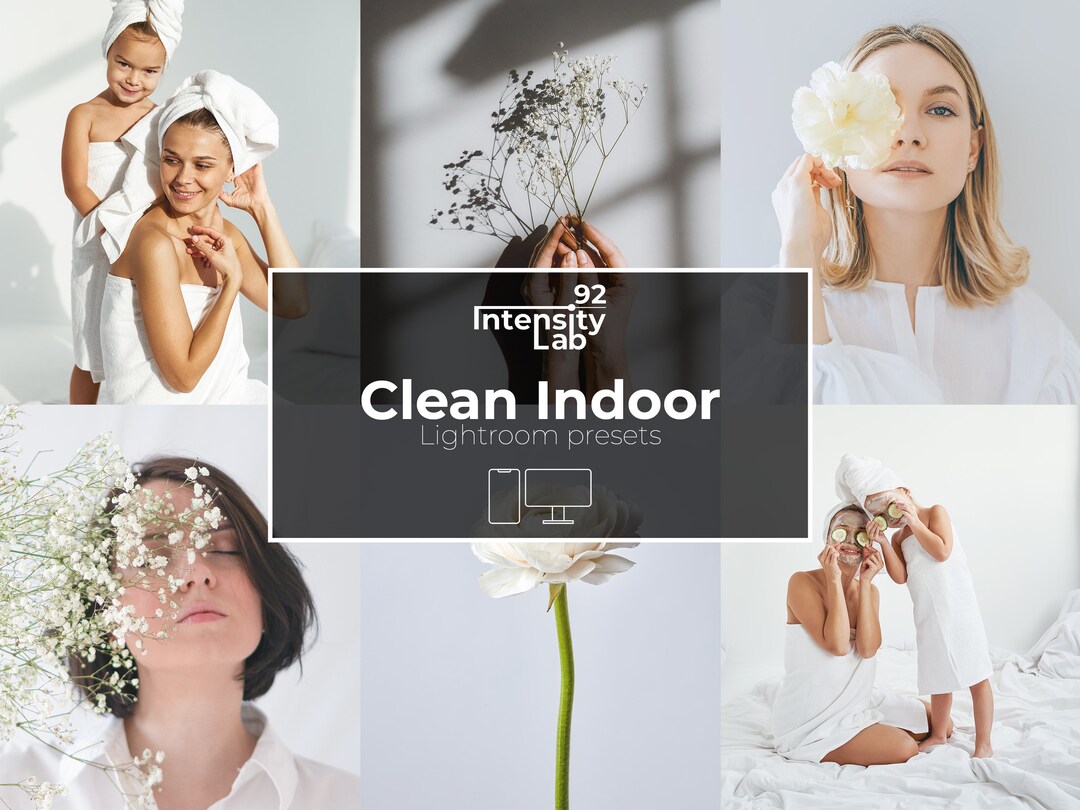 10 Bright Clean Indoor Lightroom Presets, Mobile & Desktop Presets ...