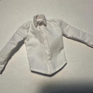 1/6 Plain White Shirt / Missing Buttons - Etsy