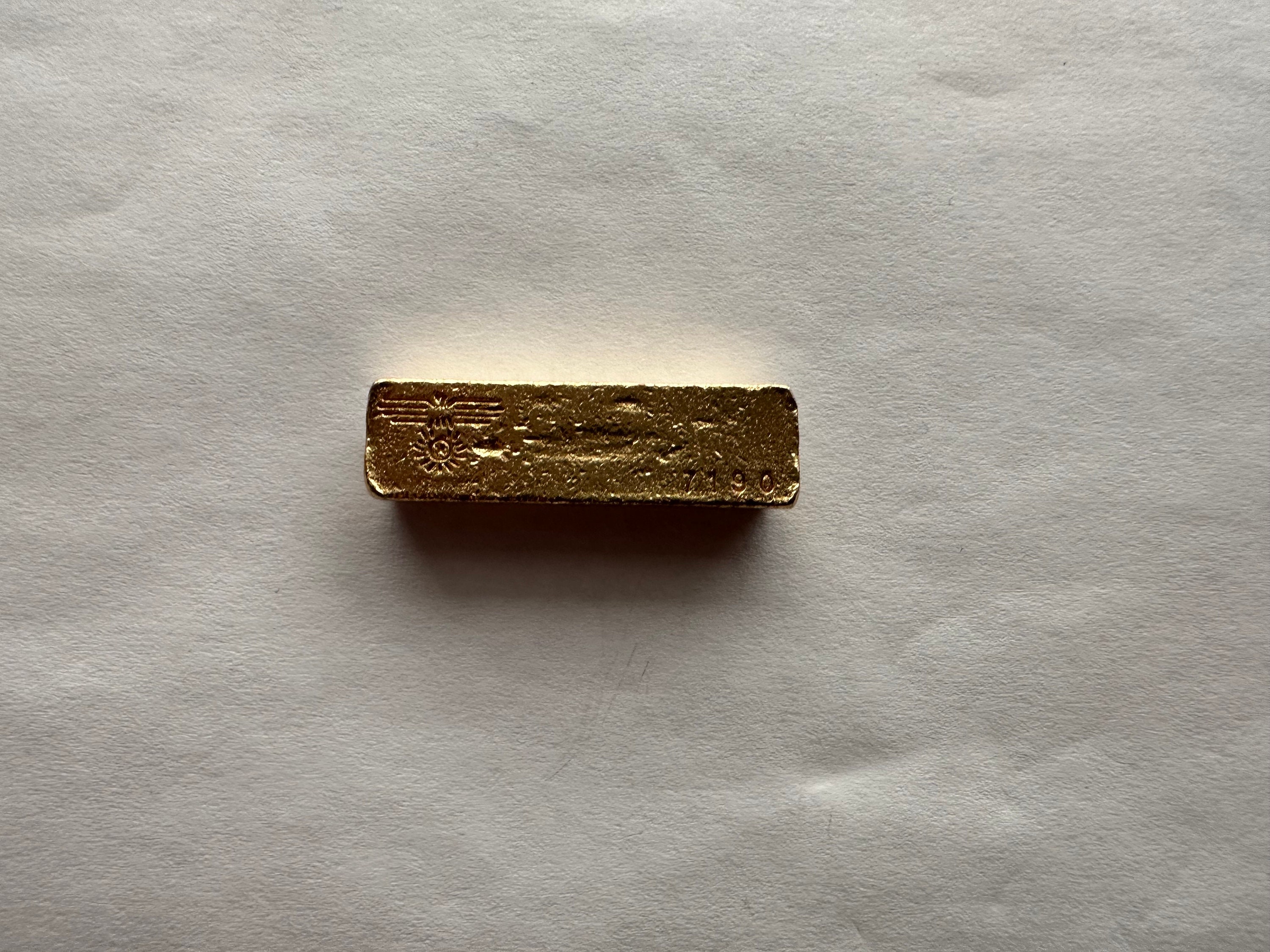 1/6 Metal Gold Bar Replica - Etsy
