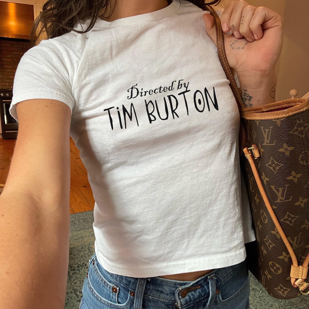 Directed by Tim Burton Baby Tee Shirt - Vintage Retro Style Shirt ...
