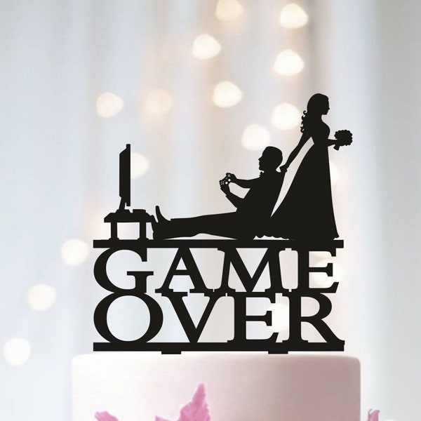 Video Game Wedding Cake Topper - Etsy
