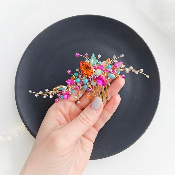 Colorful Hair Comb - Etsy