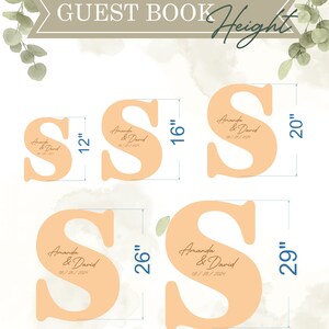 Wedding Alternative Guest Book, Letter Guest Book, Personalized Letter ...