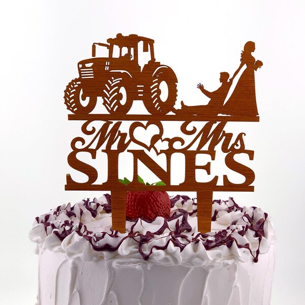 Country Cake Topper - Etsy