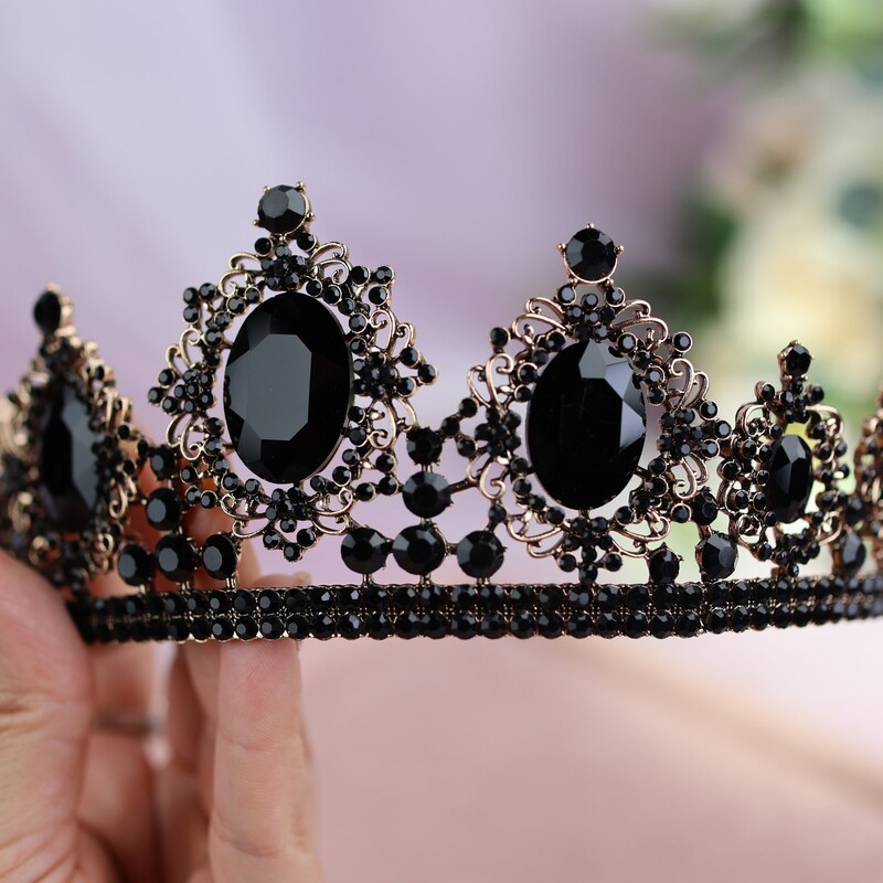 Black Tiara - Etsy