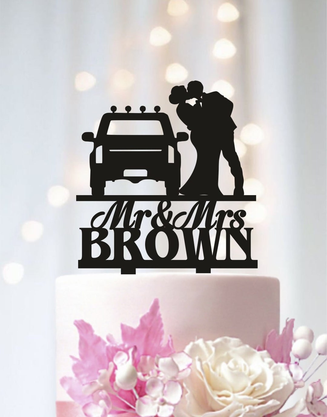 Pickup Truck Wedding Cake Topper, Off-road Vehicle Wedding Cake Topper ...