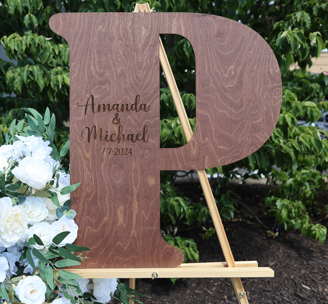 Wedding Alternative Guest Book, Letter Guest Book, Personalized Letter ...