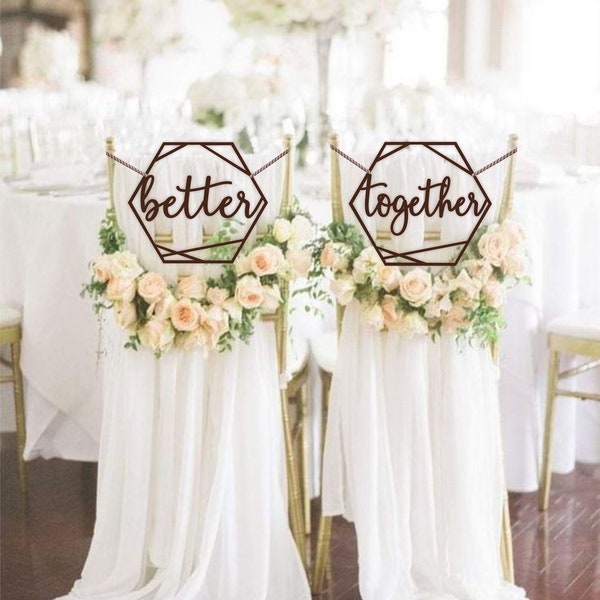 Better Together Chair Sign - Etsy
