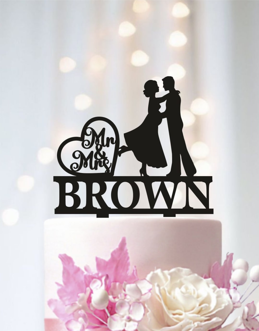 Pregnant Wedding Cake Topper, Pregnant Cake Topper Mr and Mrs, Pregnant ...
