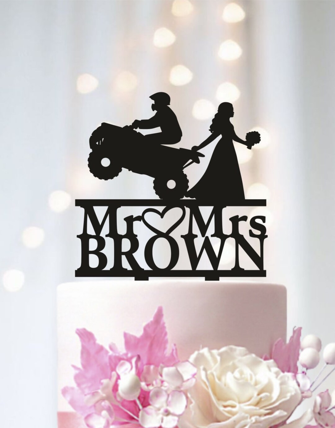 All Terrain Vehicle Cake Topper, ATV Quad Cake Topper, 4 Wheeler Cake ...