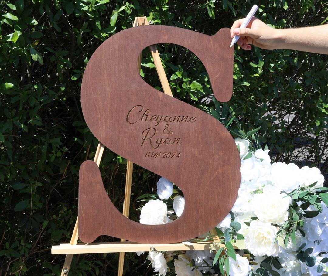 Wedding Guest Book Alternative, Wedding Decor Guest Book, Rustic ...