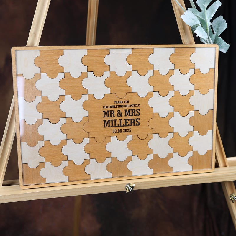 Guest Book Puzzle - Etsy