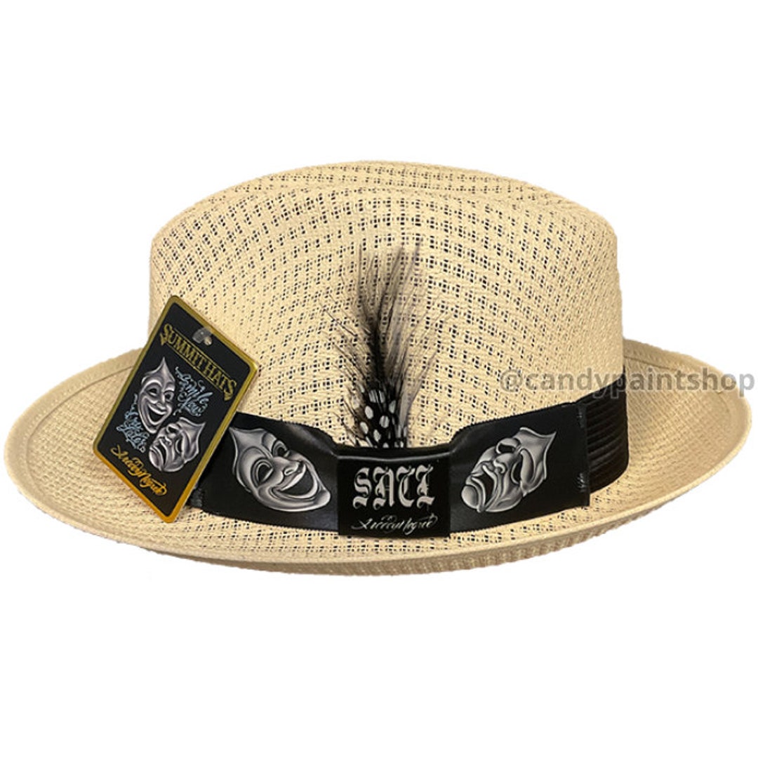 Original Smile Now Cry Later Cream - Freddy Negrete Straw Fedora ...