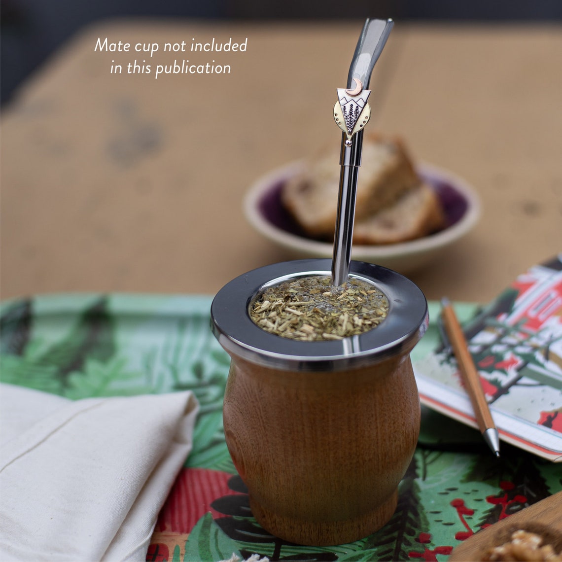 Handcrafted Yerba Mate Straw – Landscape Design. Removable Filter ...