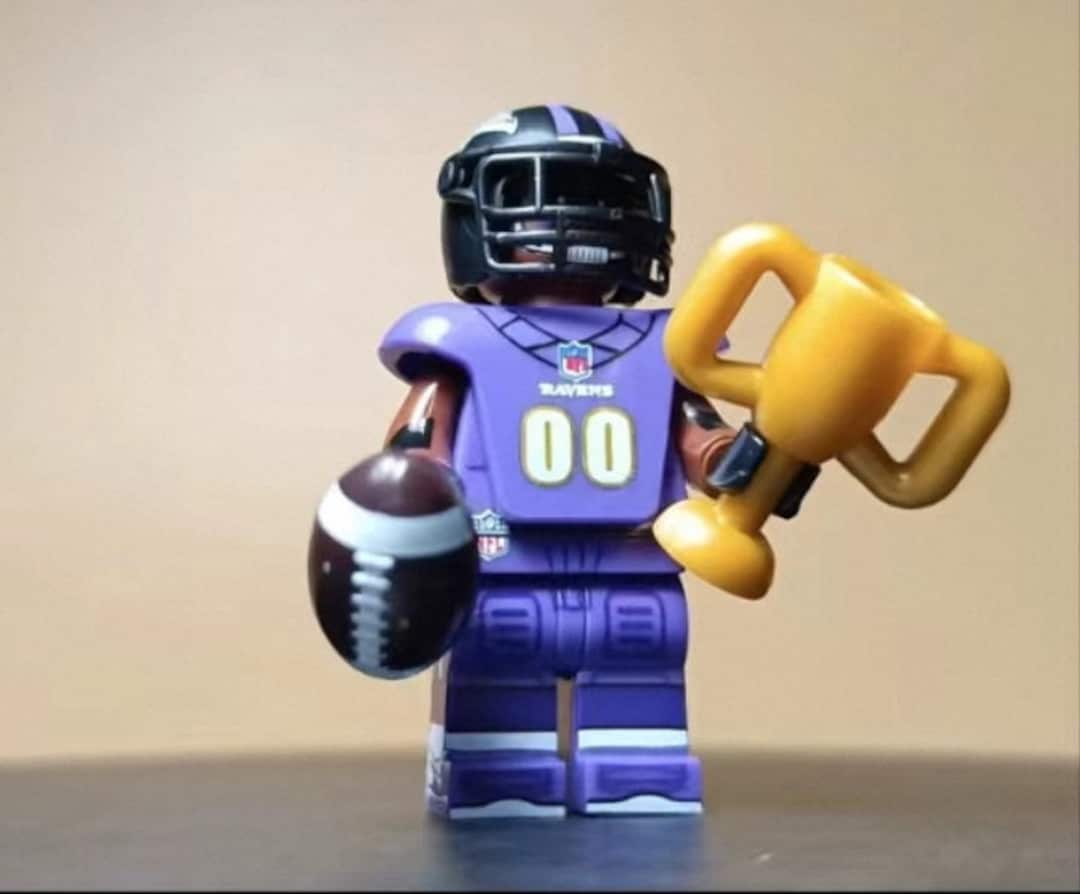 Rugby Player Minifigure Set, Birthday Gift for Him and Her - Etsy