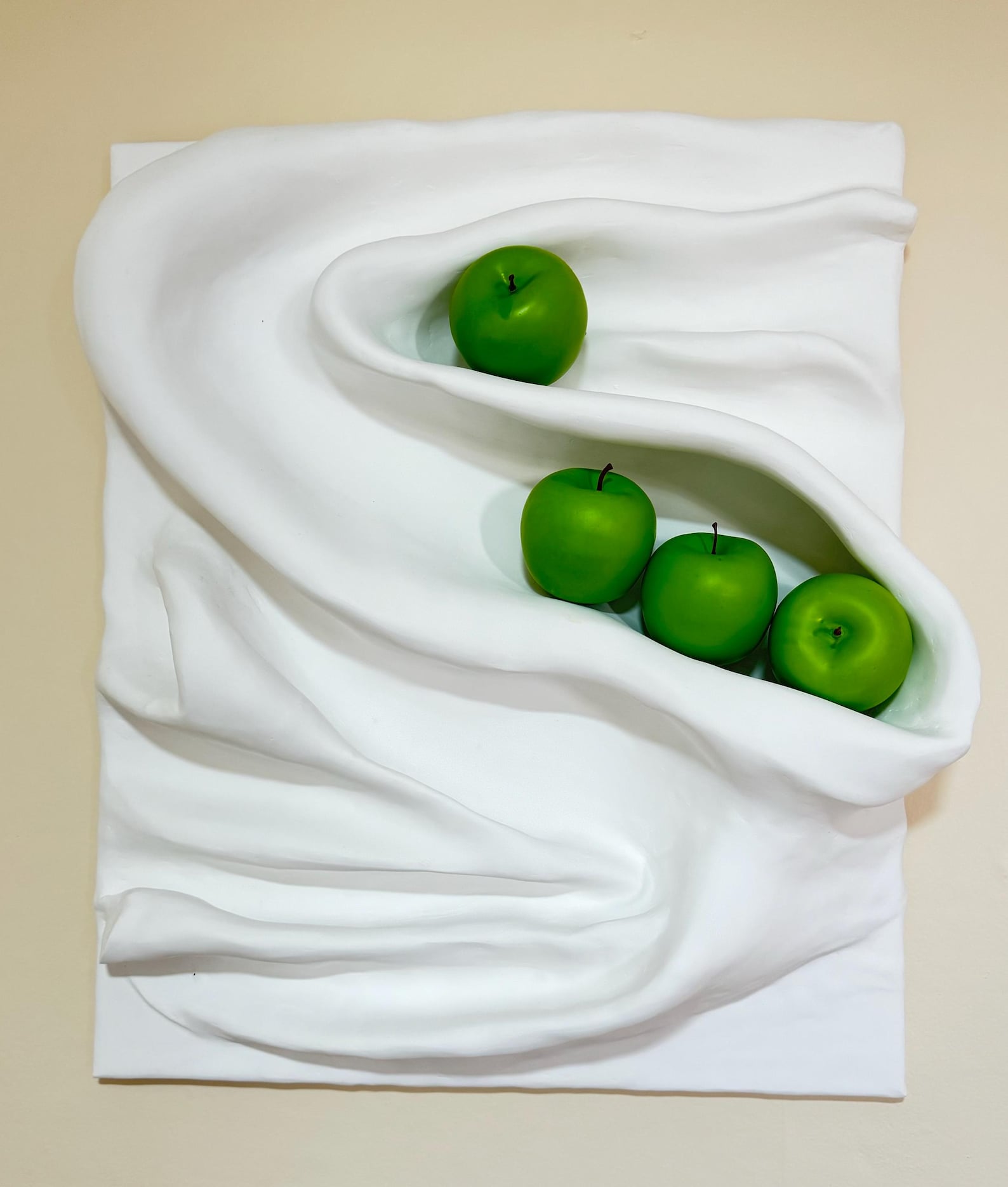 Minimalist Green Apples Painting: Modern Home Decor - Etsy