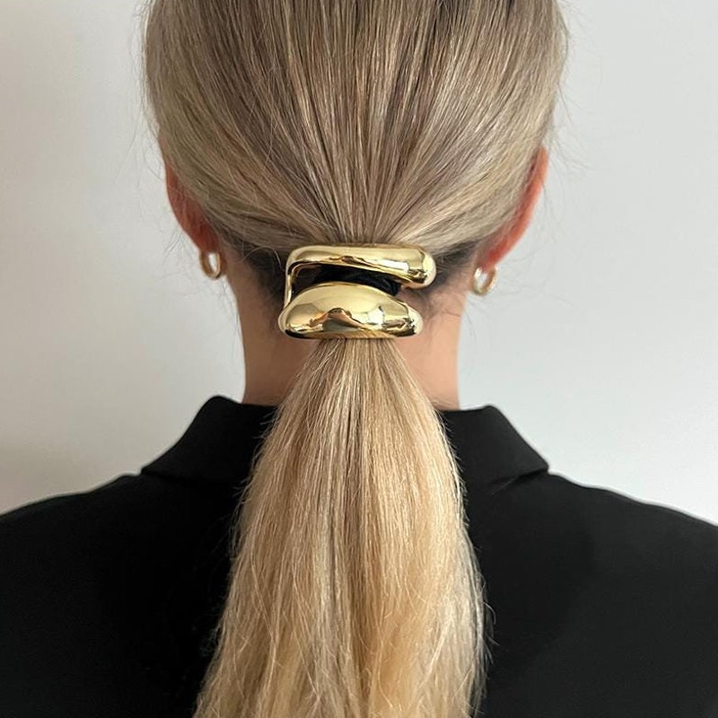 Gold Hair Cuff - Etsy