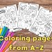 26 Printable Alphabet Coloring Pages: Worksheets for Preschool ...
