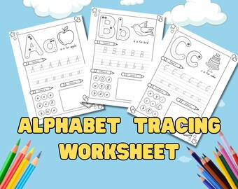 26 Printable Lowercase and UPPERCASE Alphabet Tracing Worksheets ...