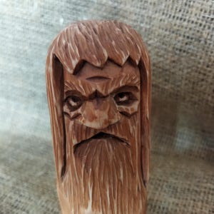 Rod Statue. Slavic Idols. Wooden Chur of the Slavic God. Wood Carving ...