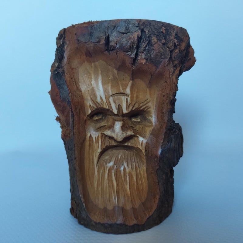 Wood Spirit Carving - Etsy