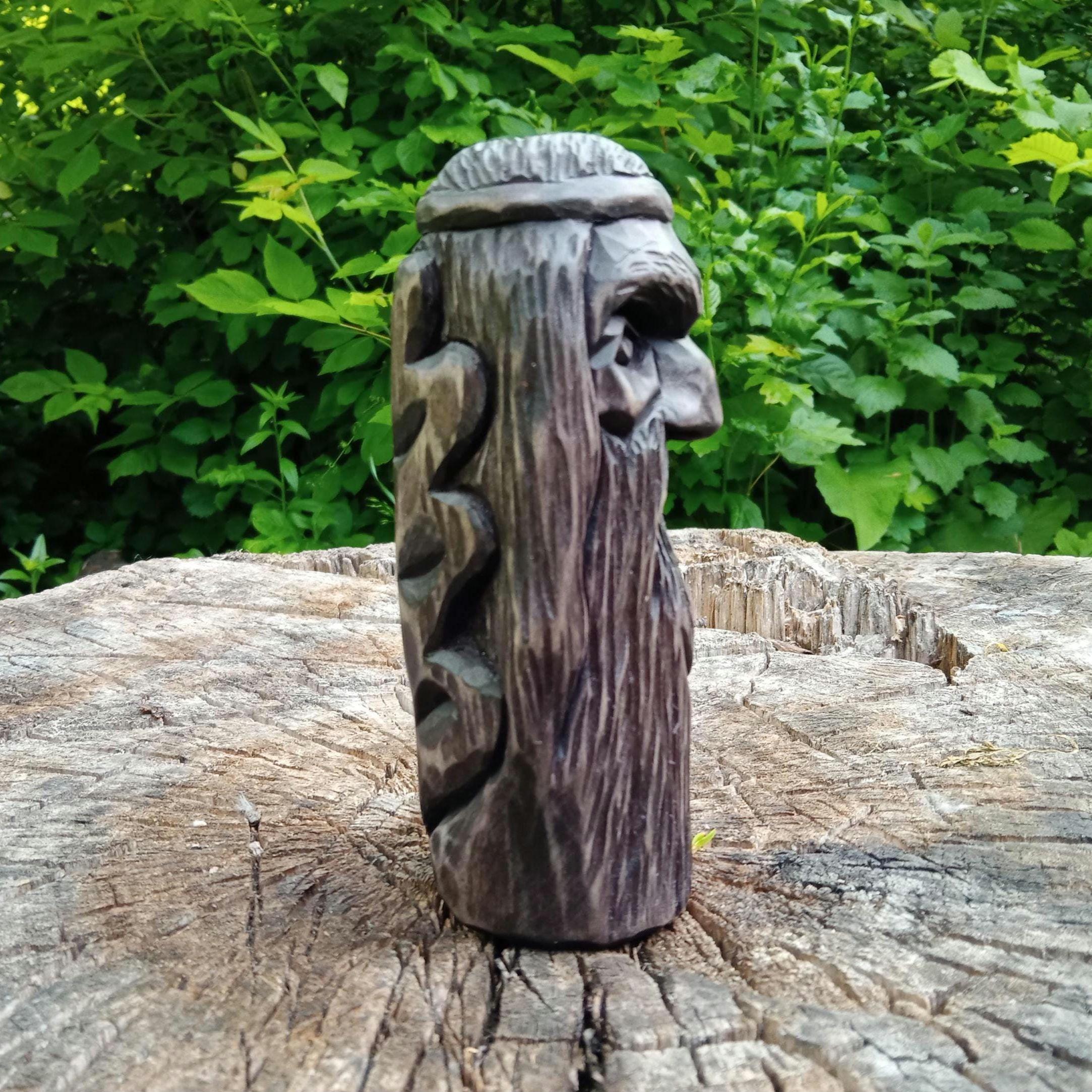 Wooden Statuette of God the Creator. Roderick, Slavic Deity of Life and ...