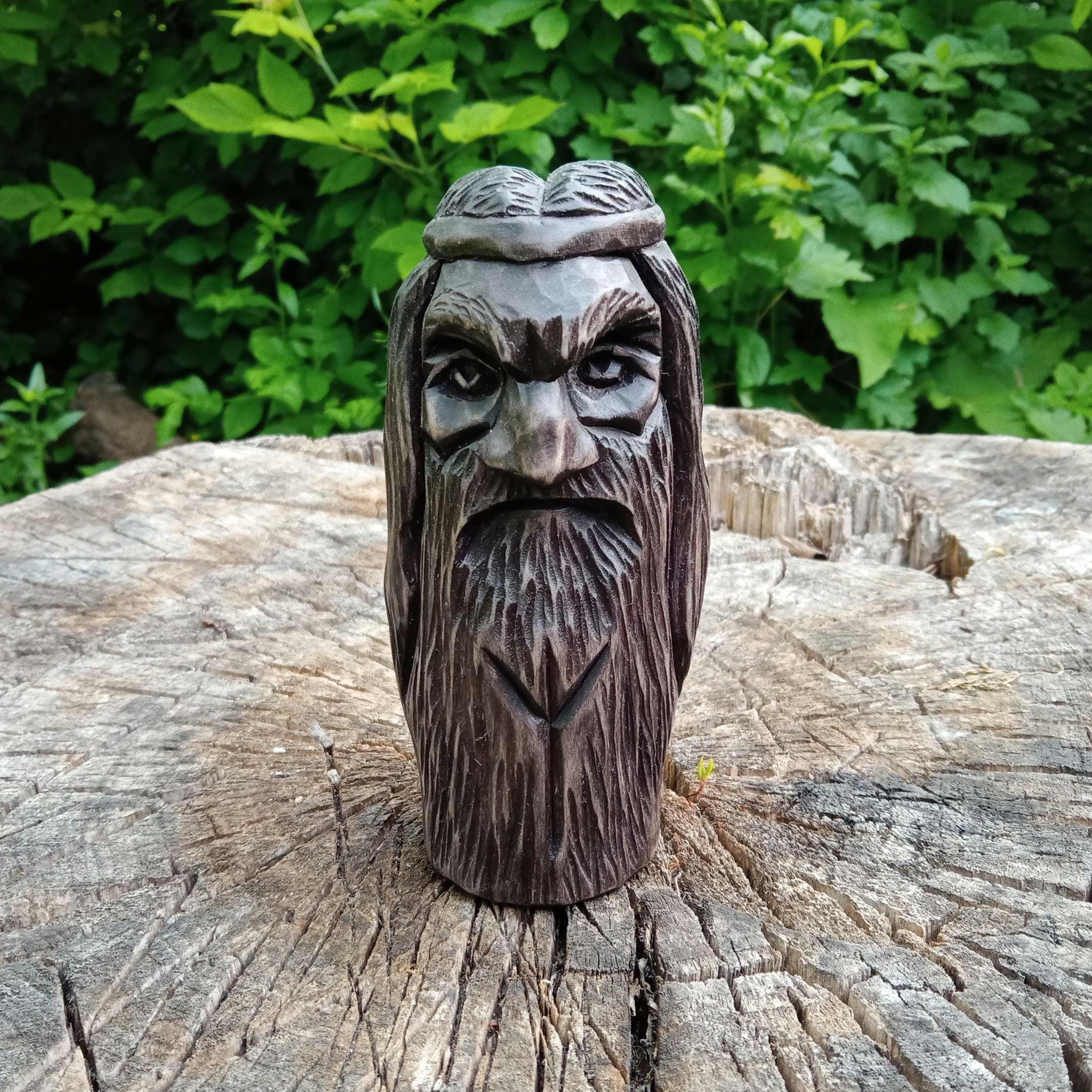 Wooden Statuette of God the Creator. Roderick, Slavic Deity of Life and ...