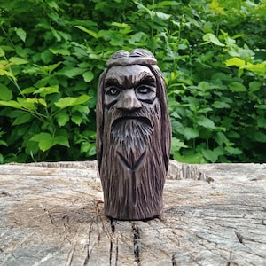 Wooden Statuette of God the Creator. Roderick, Slavic Deity of Life and ...