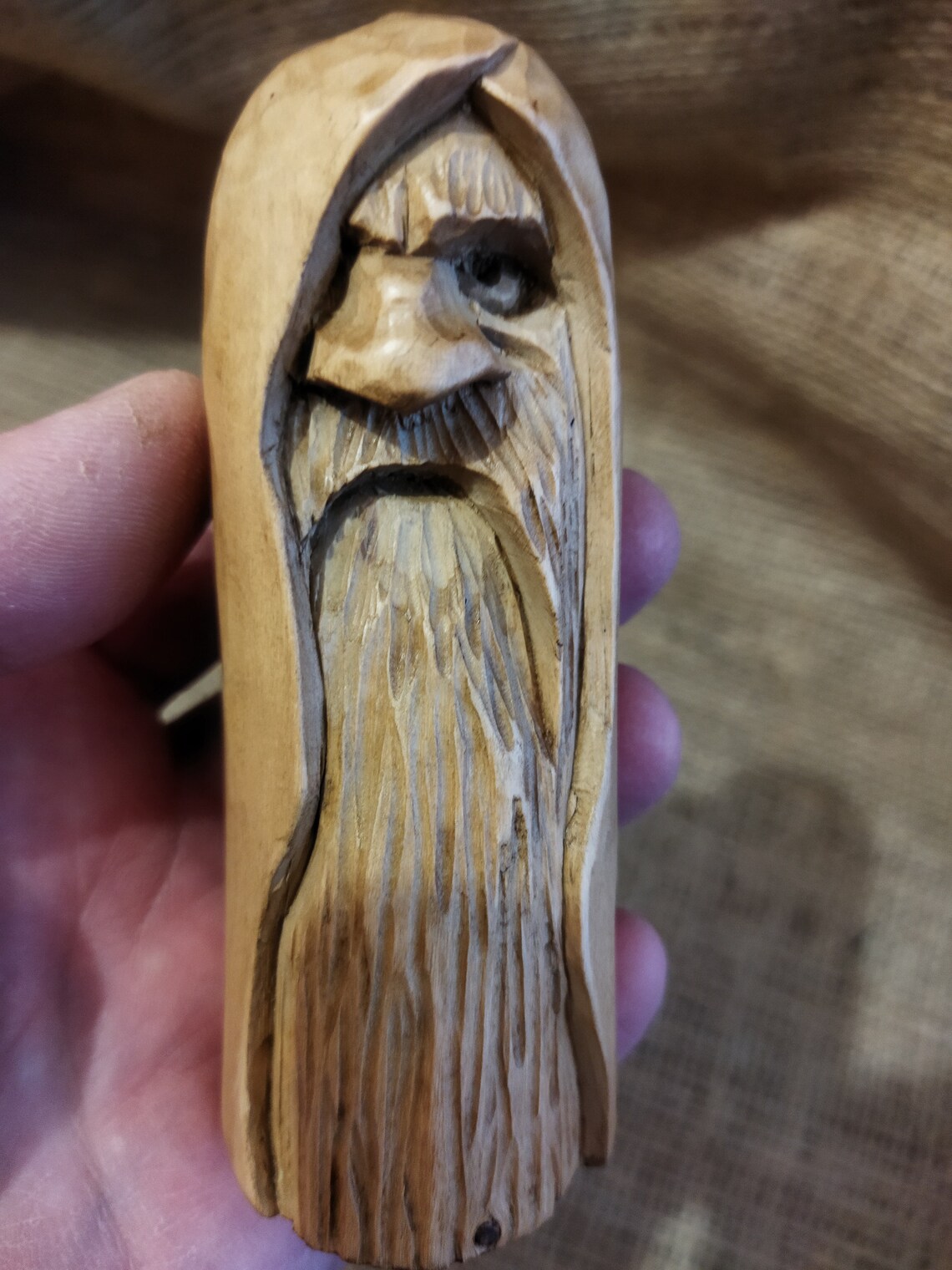 Odin Statue. Wood Carving. Scandinavian Mythology. Nordic Gods. Wotan ...