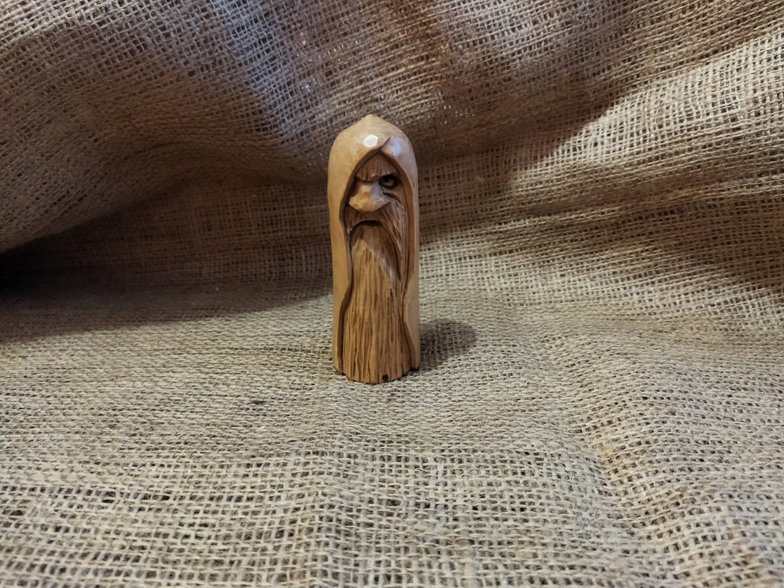 Odin Statue. Wood Carving. Scandinavian Mythology. Nordic Gods. Wotan ...
