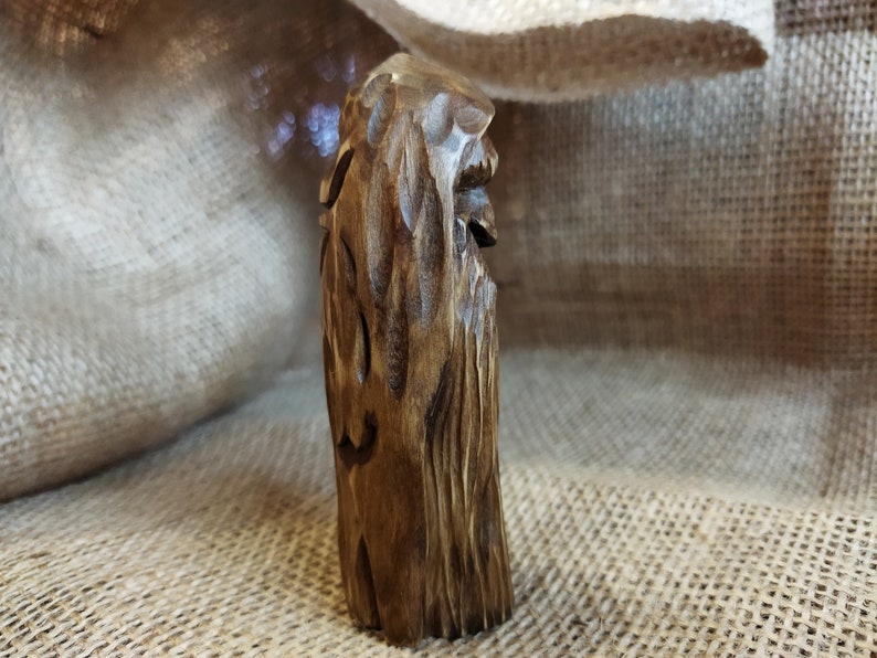 Veles Statue. Woodcarving. Altar of the Slavic Gods. A Forest Wizard ...