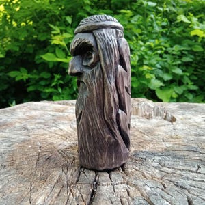 Wooden Statuette of God the Creator. Roderick, Slavic Deity of Life and ...