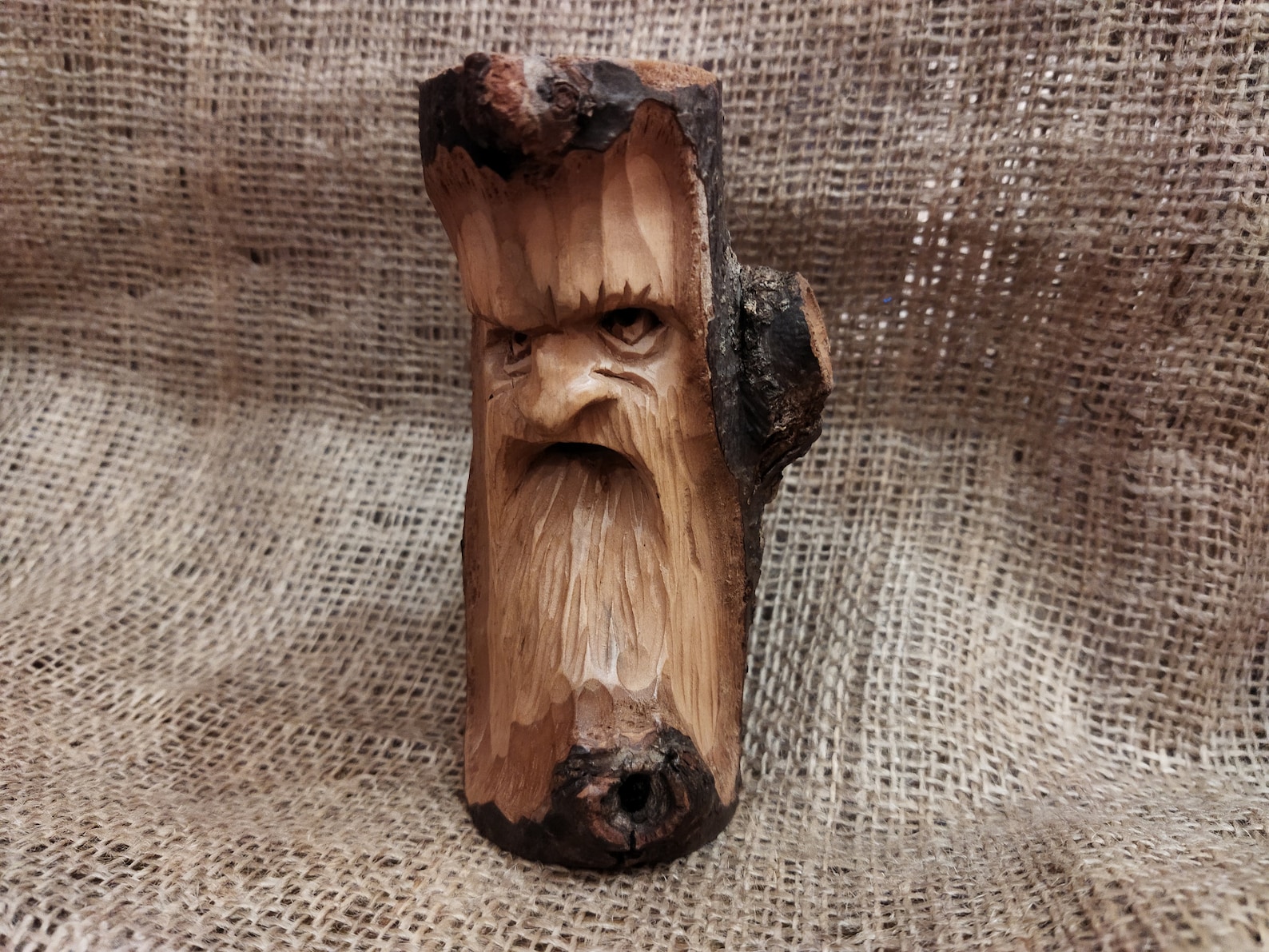 The Spirit of the Forest. Statuette Made of Wood. Carved Statuette. - Etsy