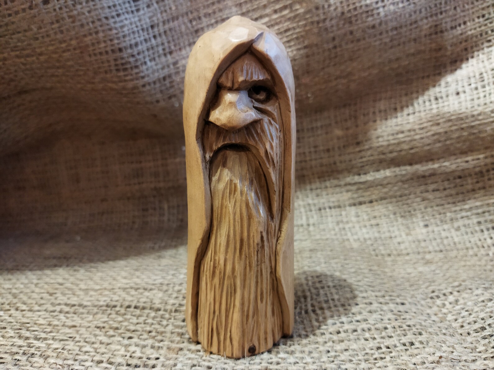Odin Statue. Wood Carving. Scandinavian Mythology. Nordic Gods. Wotan ...