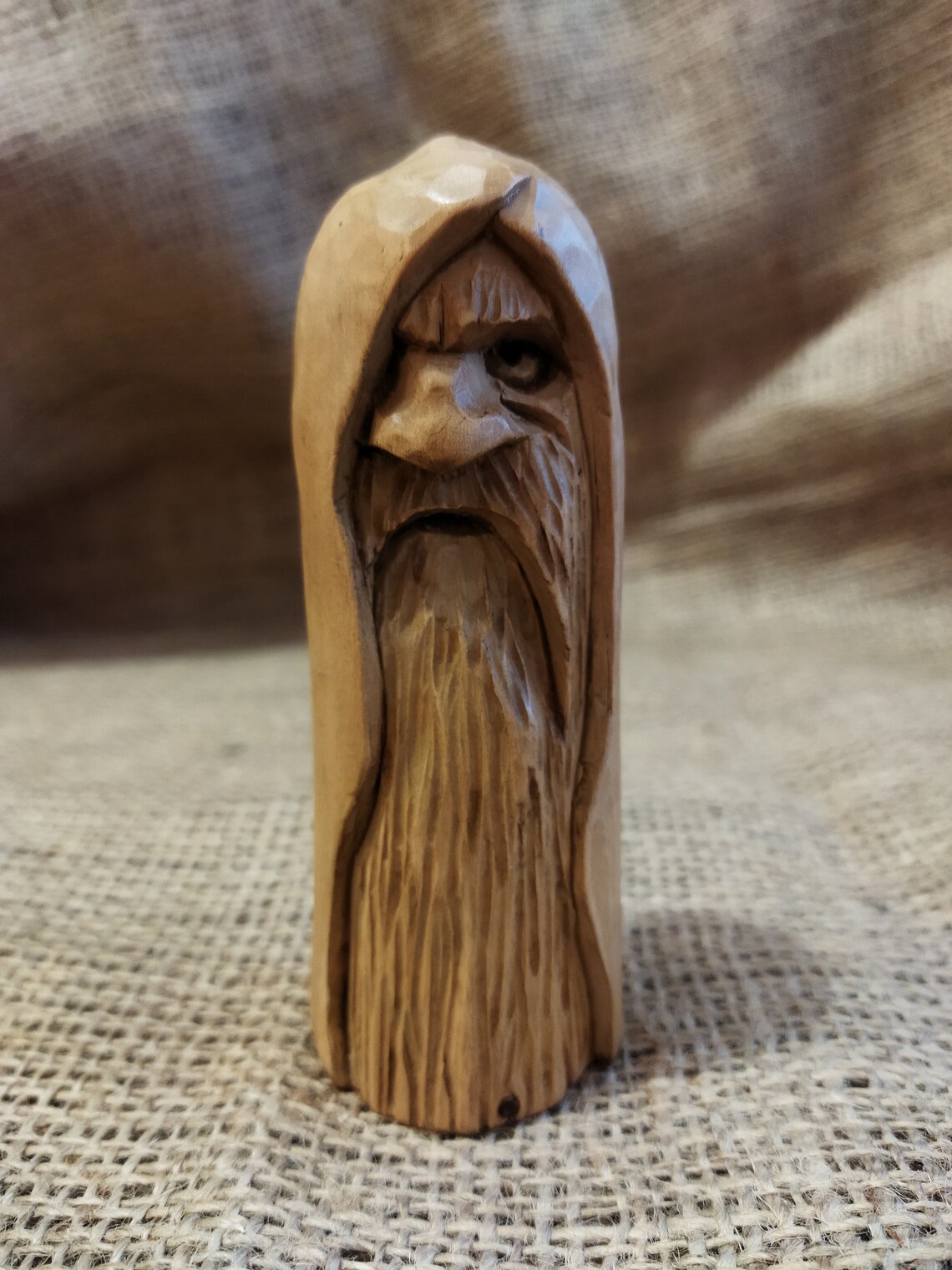 Odin Statue. Wood Carving. Scandinavian Mythology. Nordic Gods. Wotan ...