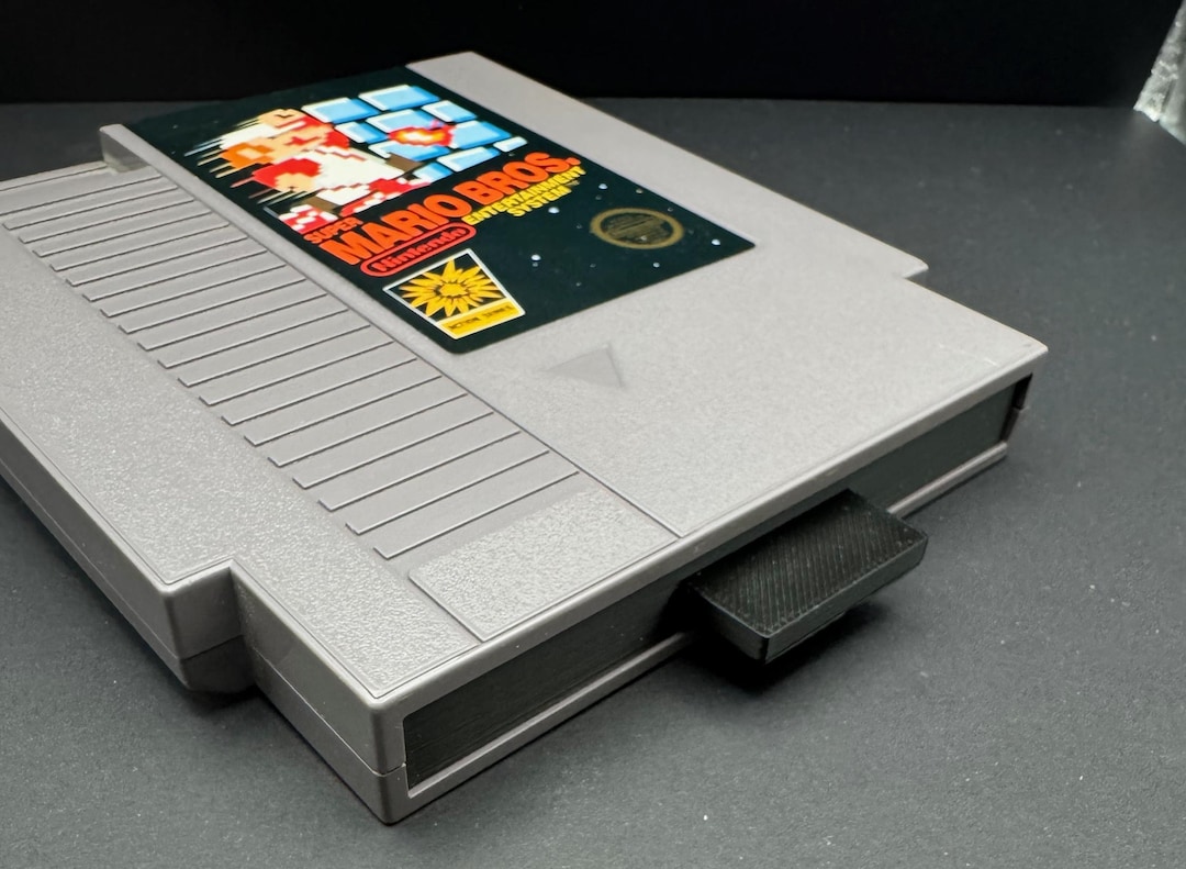 3D Printed Dust Cover for Nintendo NES Game Cartridges - Protect Your ...