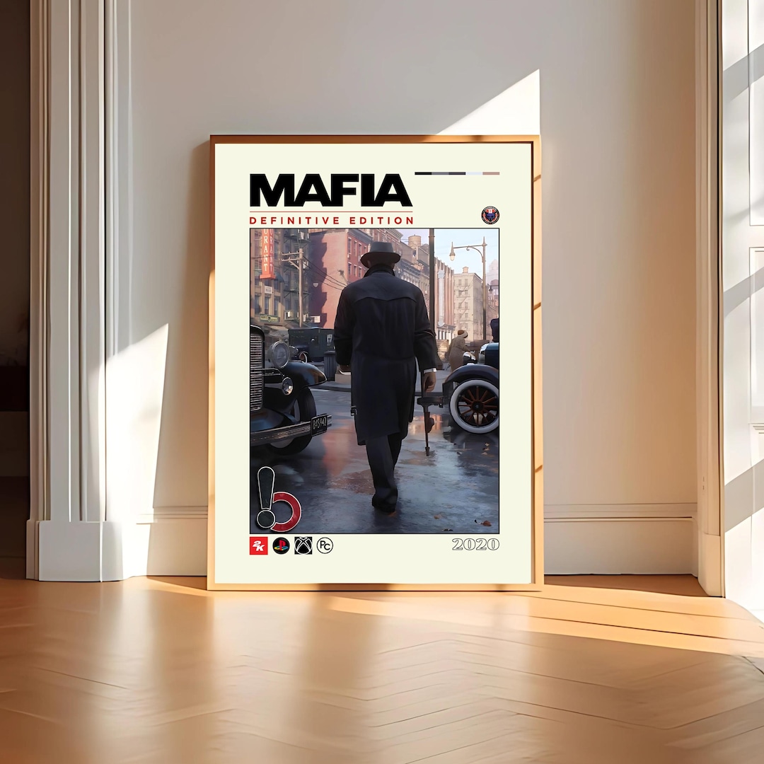 Mafia: Definitive Edition Digital Poster-gaming Print-game Room Wall ...