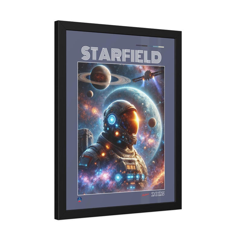 Starfield Digital Poster-gaming Print-game Room Wall Decor-game Theme ...