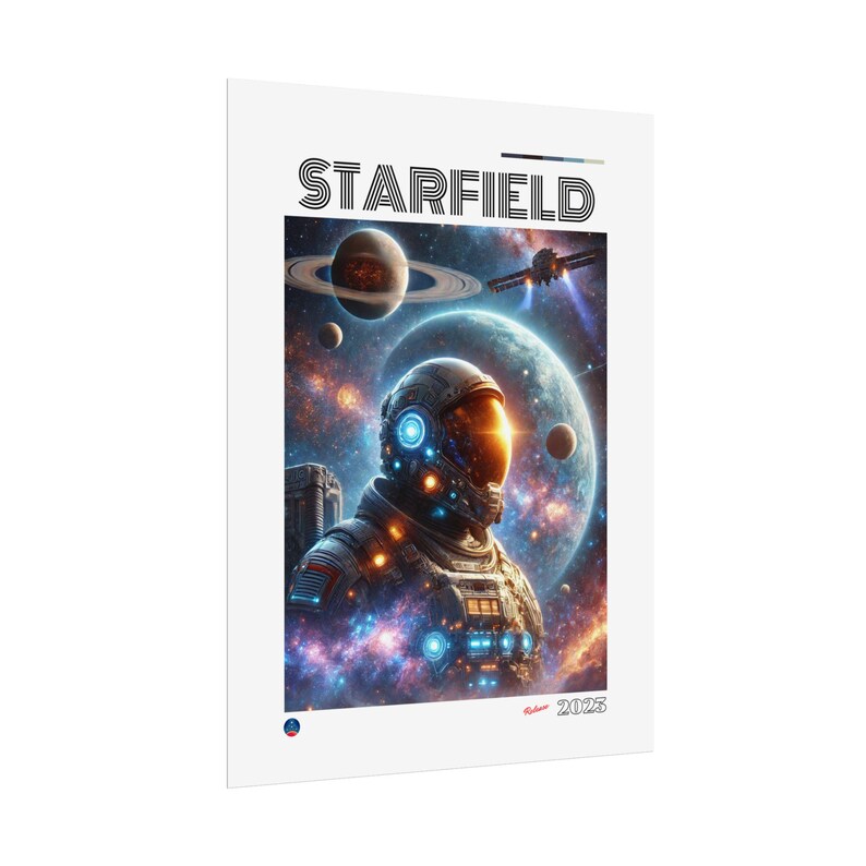 Starfield Digital Poster-gaming Print-game Room Wall Decor-game Theme ...