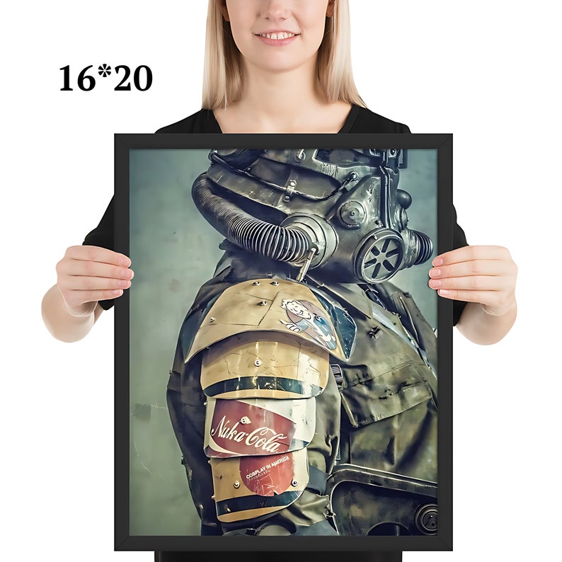 Fallout Poster Nuka Cola Wall Art Print for Fallout Fans Gamer Gift ...