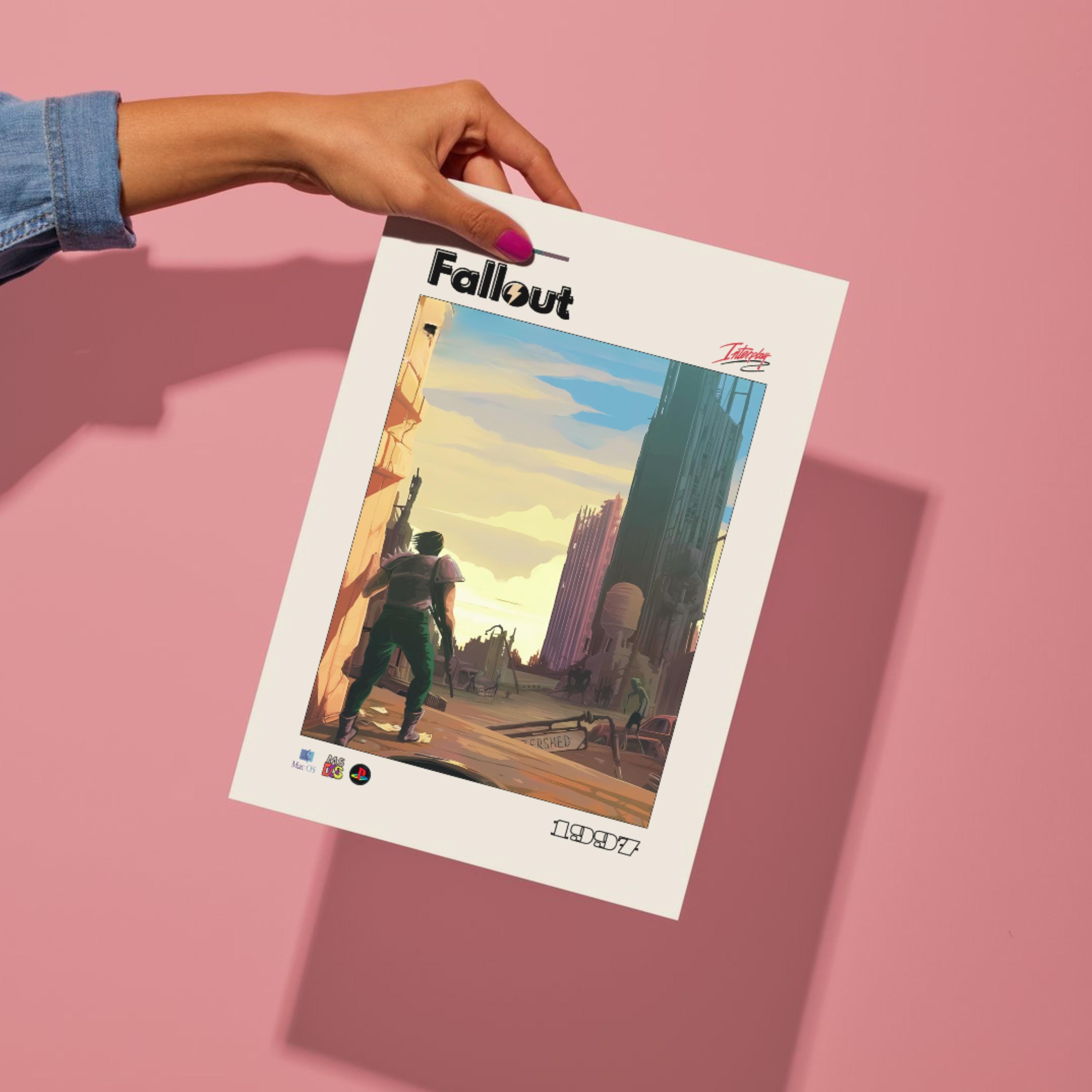 Fallout Poster Video Game Art Print Gaming Decor Game Room Wall Art ...