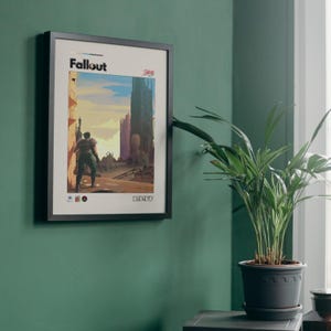 Fallout Poster Video Game Art Print Gaming Decor Game Room Wall Art ...