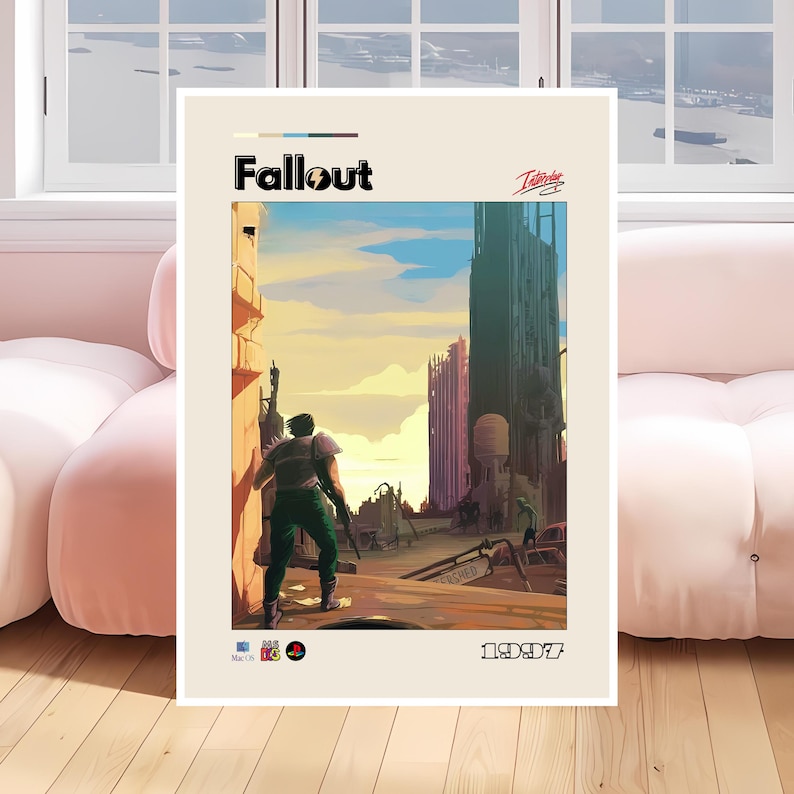 Fallout Poster Video Game Art Print Gaming Decor Game Room Wall Art ...