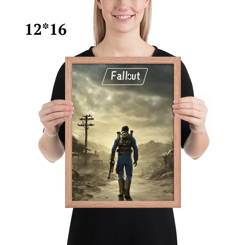 Fallout Poster Wall Print for Fallout Fans Gift for a Gamer Wall Decor ...