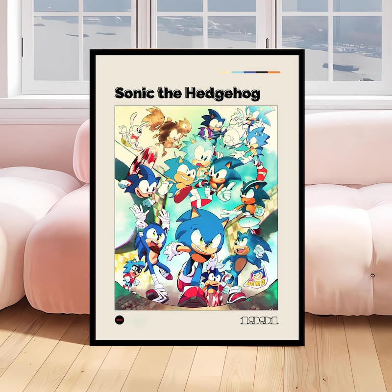 Sonic Poster - Etsy